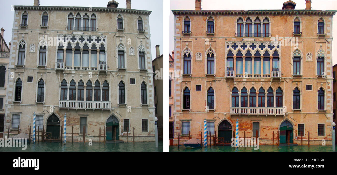 Before and after building hi-res stock photography and images - Alamy