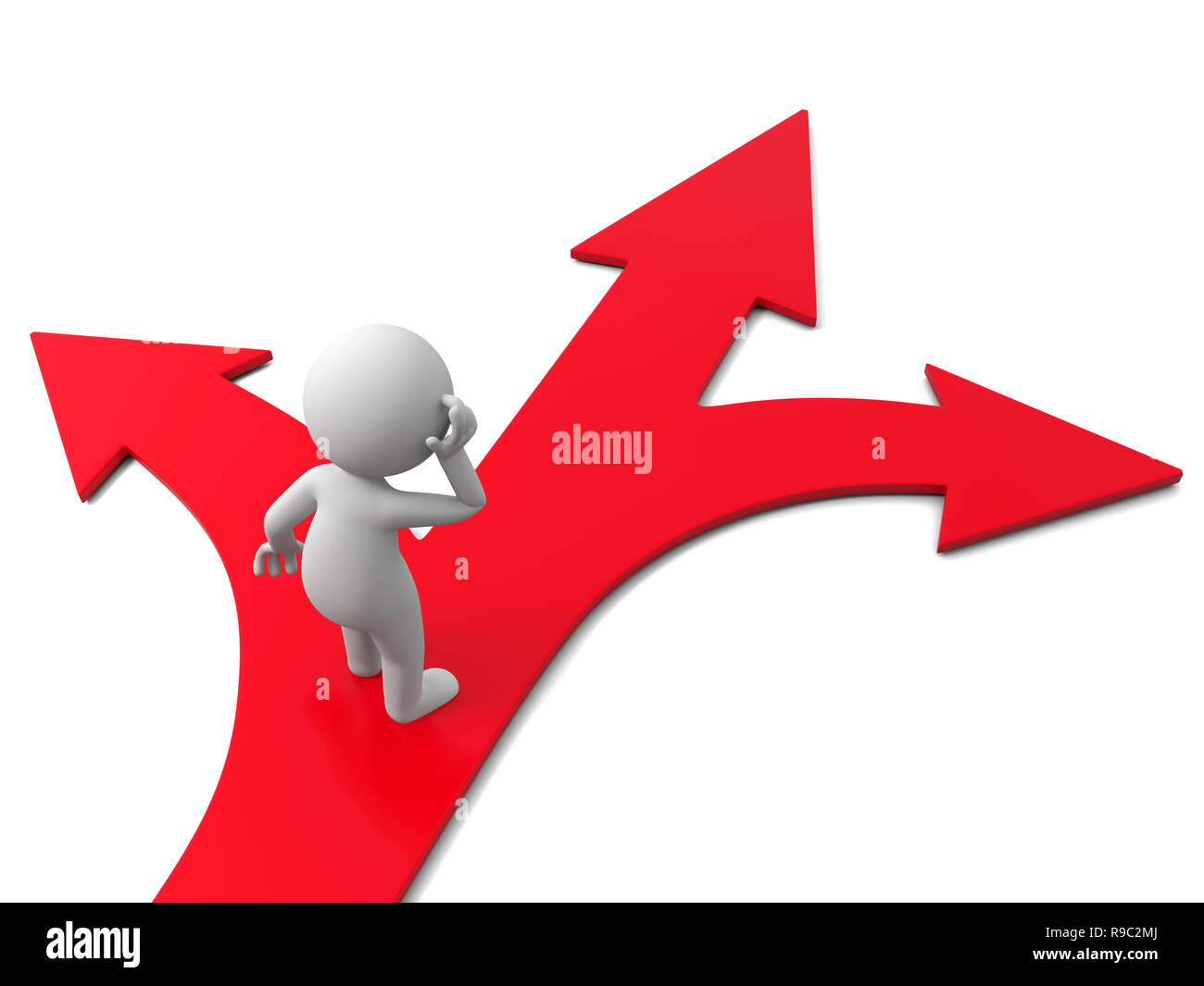 3d cartoon man standing Cut Out Stock Images & Pictures - Alamy