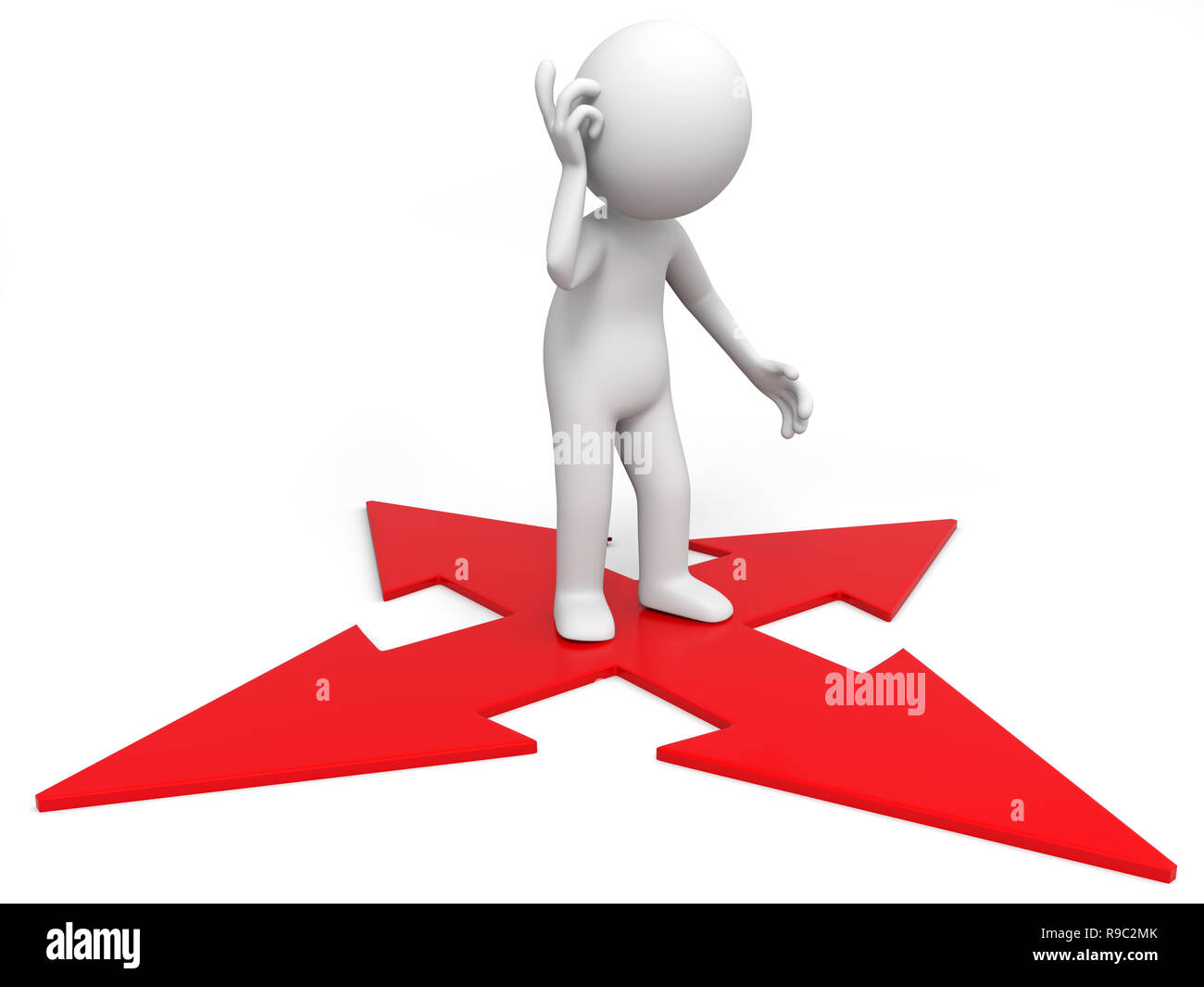 Red arrow sign in Cut Out Stock Images & Pictures - Alamy