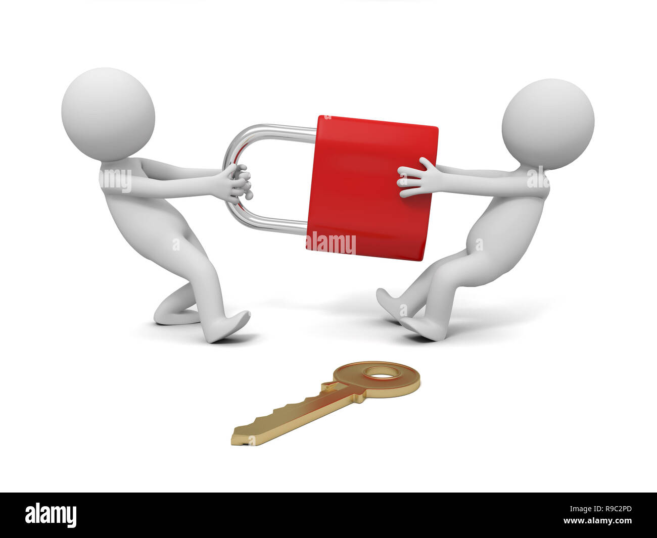 3d padlock key safety metal lock security hi-res stock photography and ...