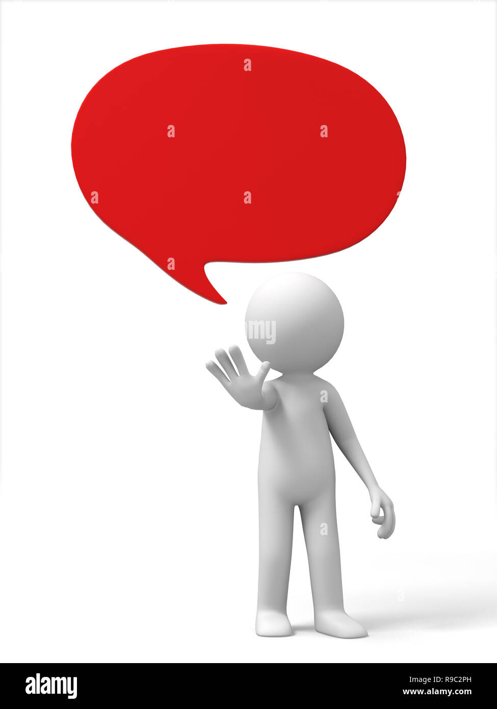 Isolated hand gestures 3d Cut Out Stock Images & Pictures - Alamy