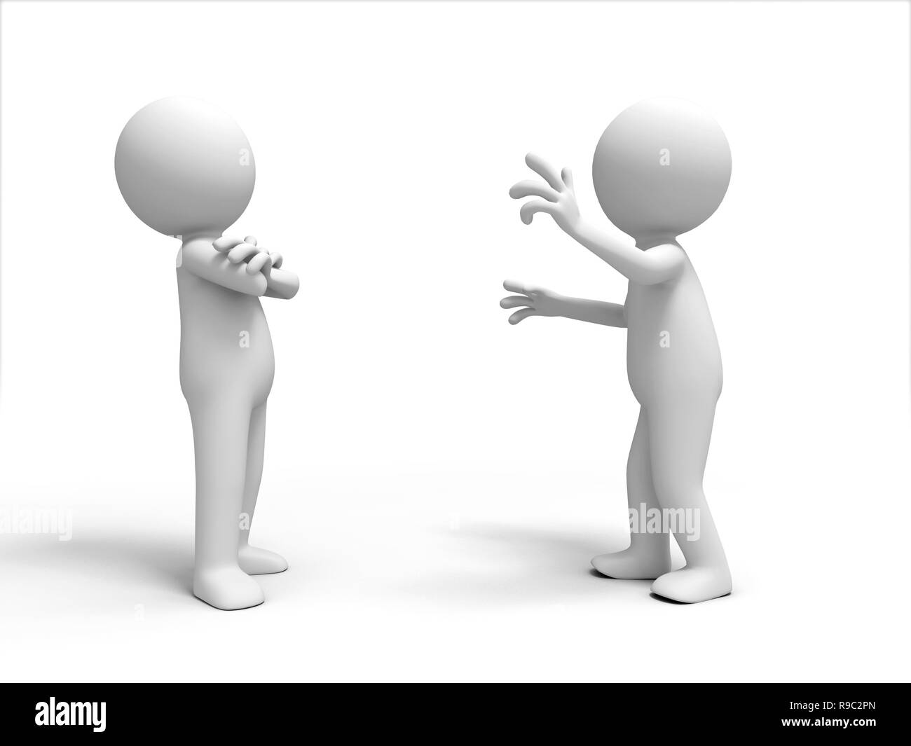 3d man speaking Black and White Stock Photos & Images - Alamy