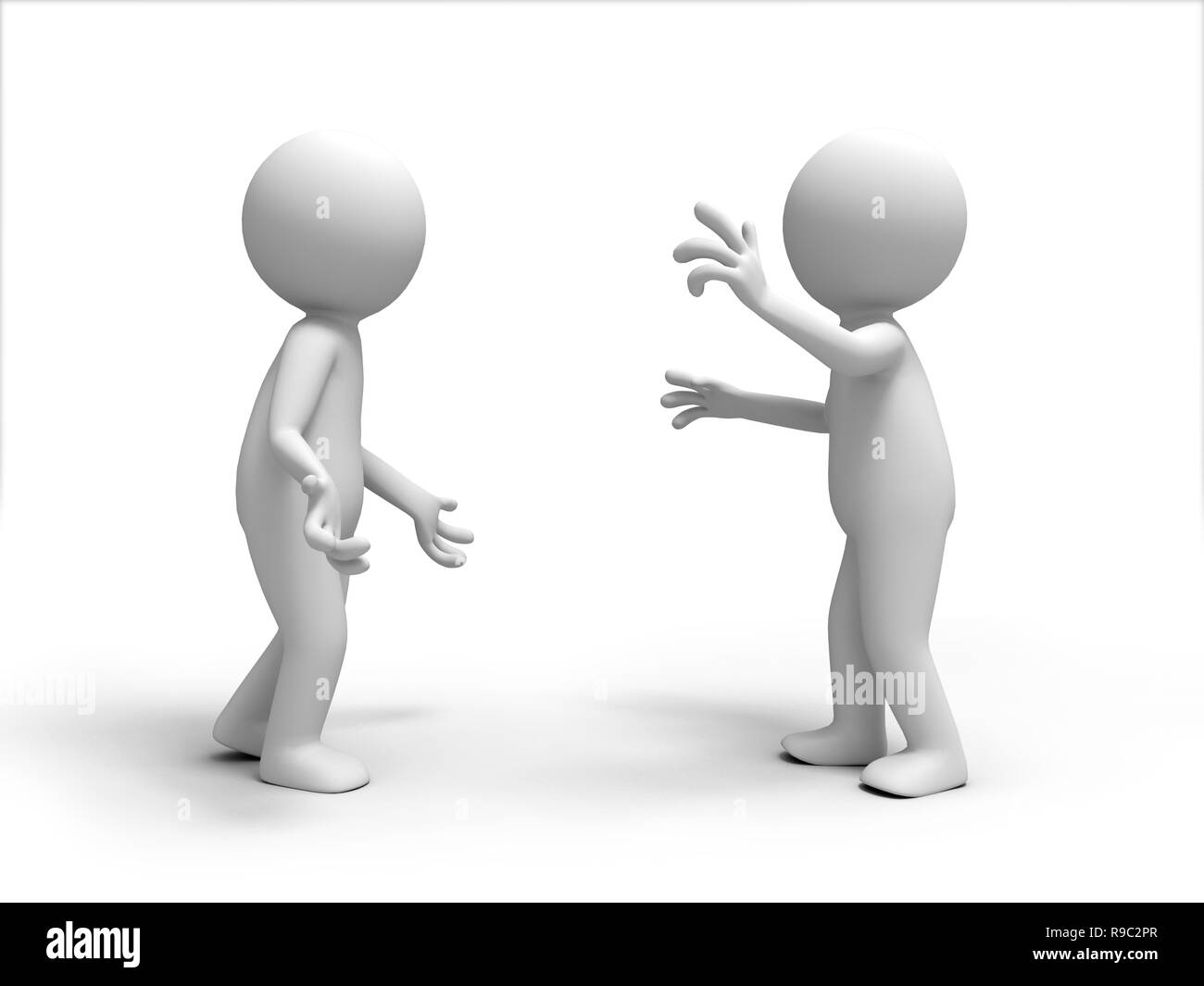 Two men in the debate Stock Photo - Alamy