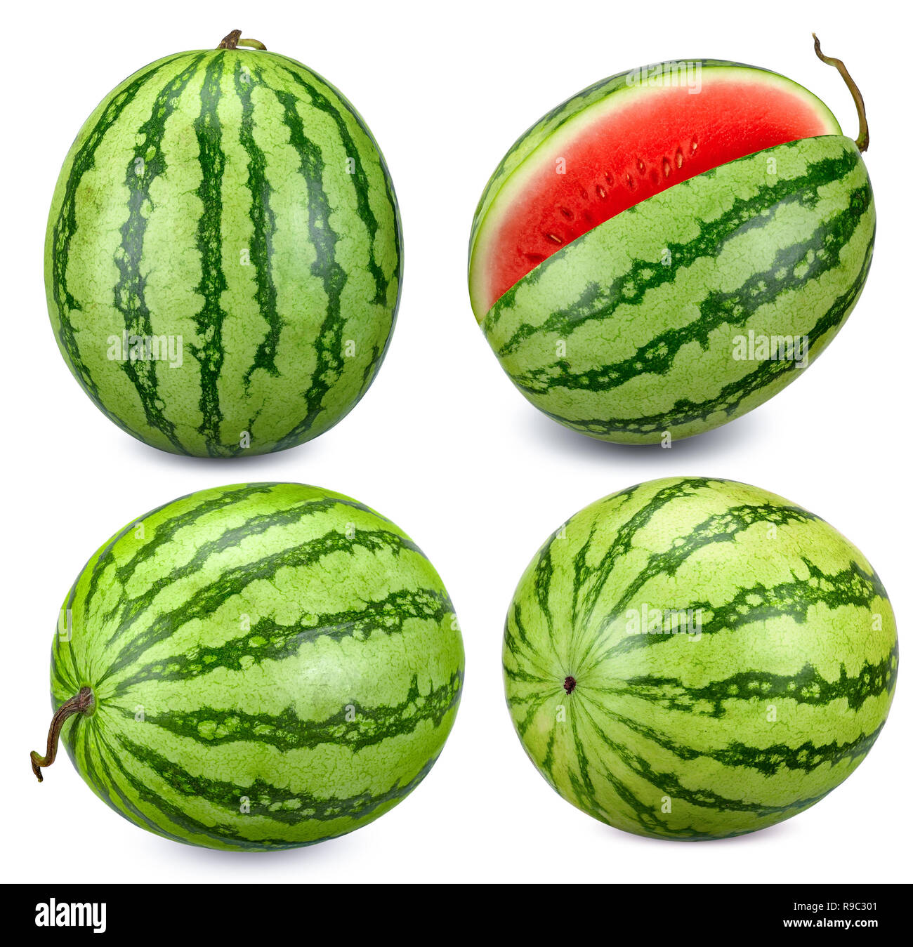 Collection Watermelon isolated with clipping path Stock Photo - Alamy