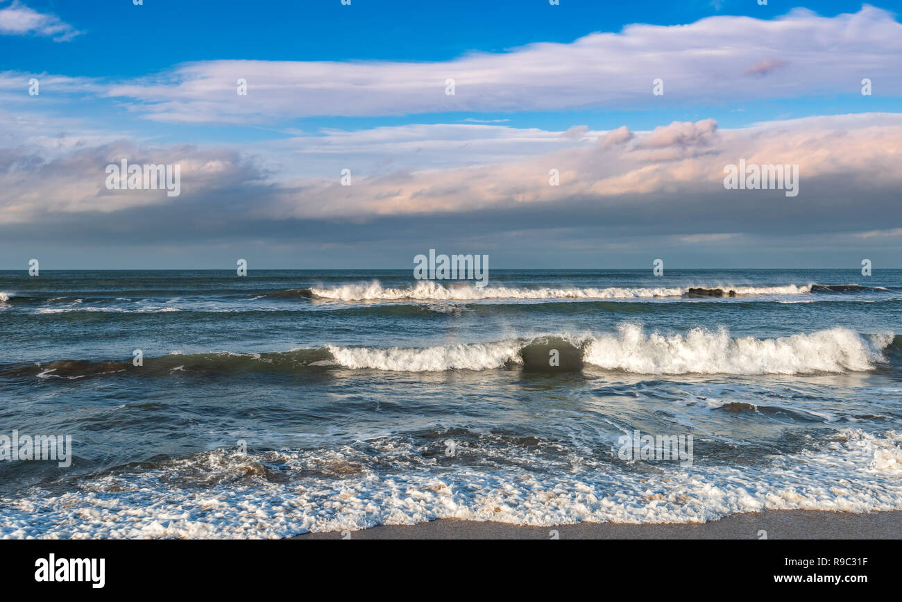 Waves on the storming sea Stock Photo - Alamy