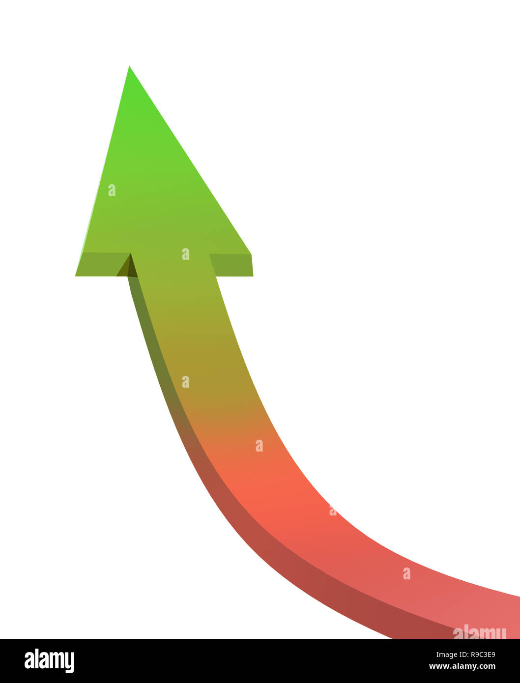 Bound arrows specifying top directions. Isolated on white background ...