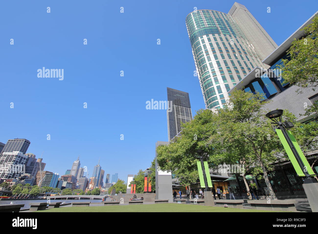Southbank cityscape Melbourne Australia Stock Photo - Alamy
