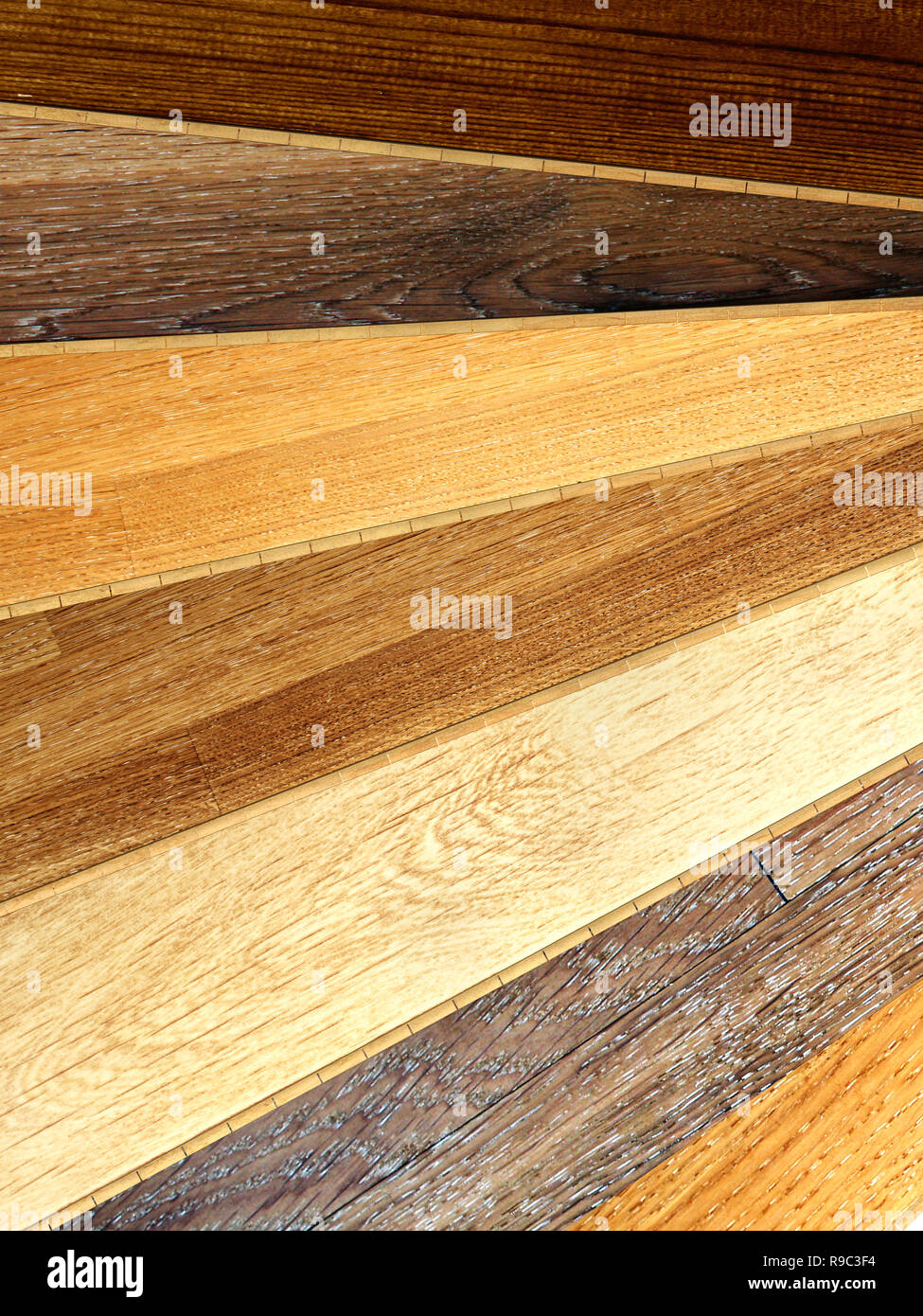New oak parquet of different colors Stock Photo - Alamy