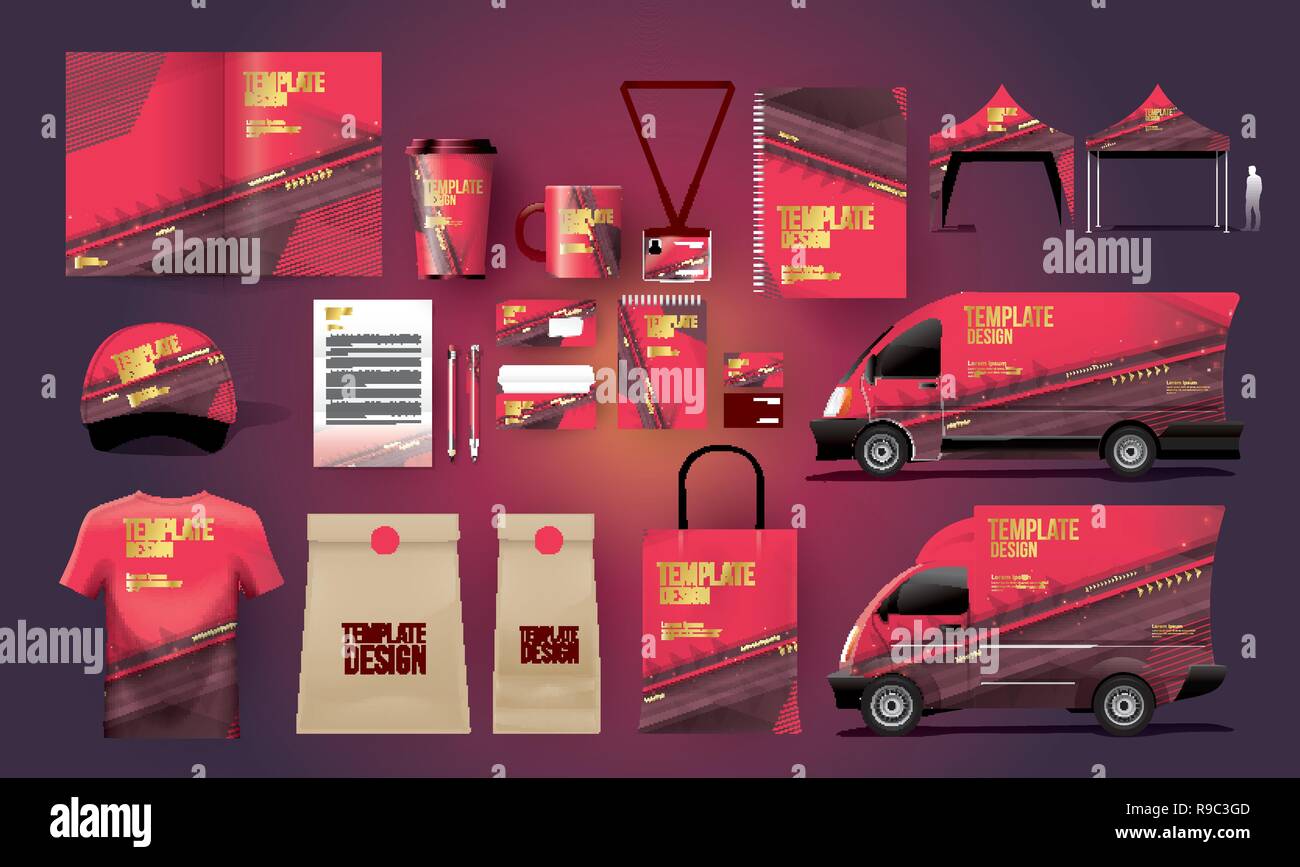 Complete Corporate Identity Package Stock Vector Image & Art - Alamy