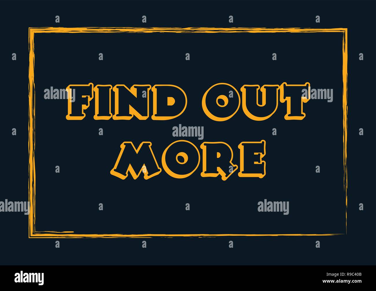 Find out more. Inspirational motivational quote. Positive concept Stock ...