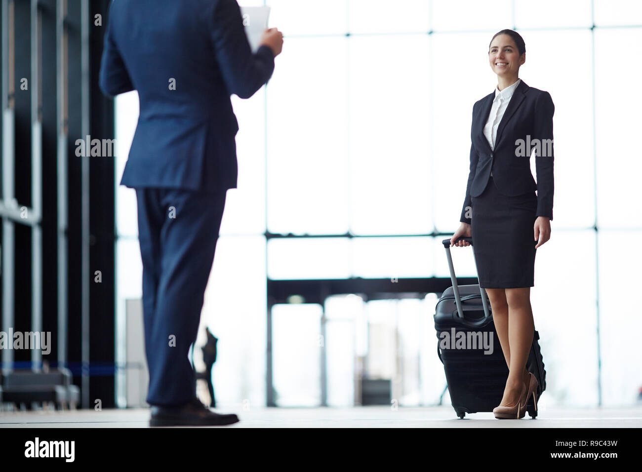 Meeting foreign partner Stock Photo - Alamy