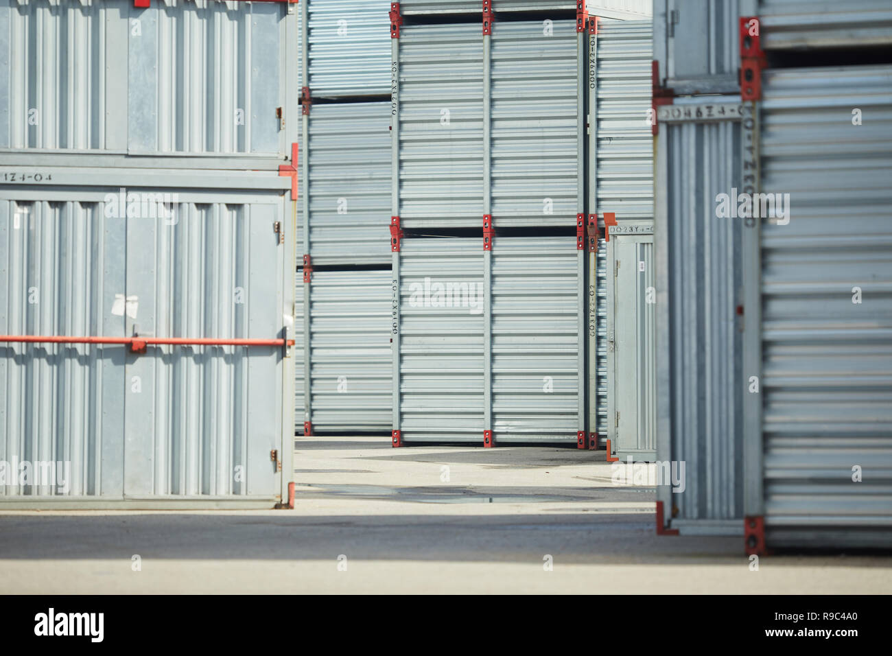 Modern storage containers Stock Photo - Alamy
