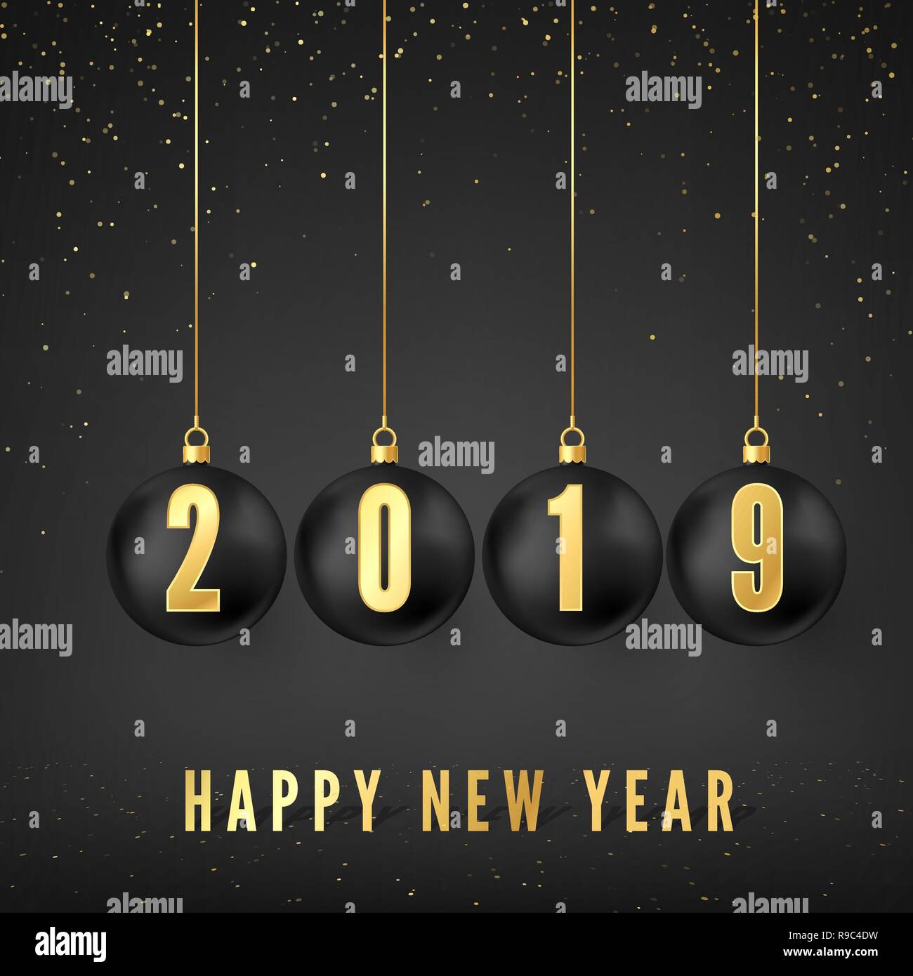 2019 vector magic golden Stock Vector Images - Alamy