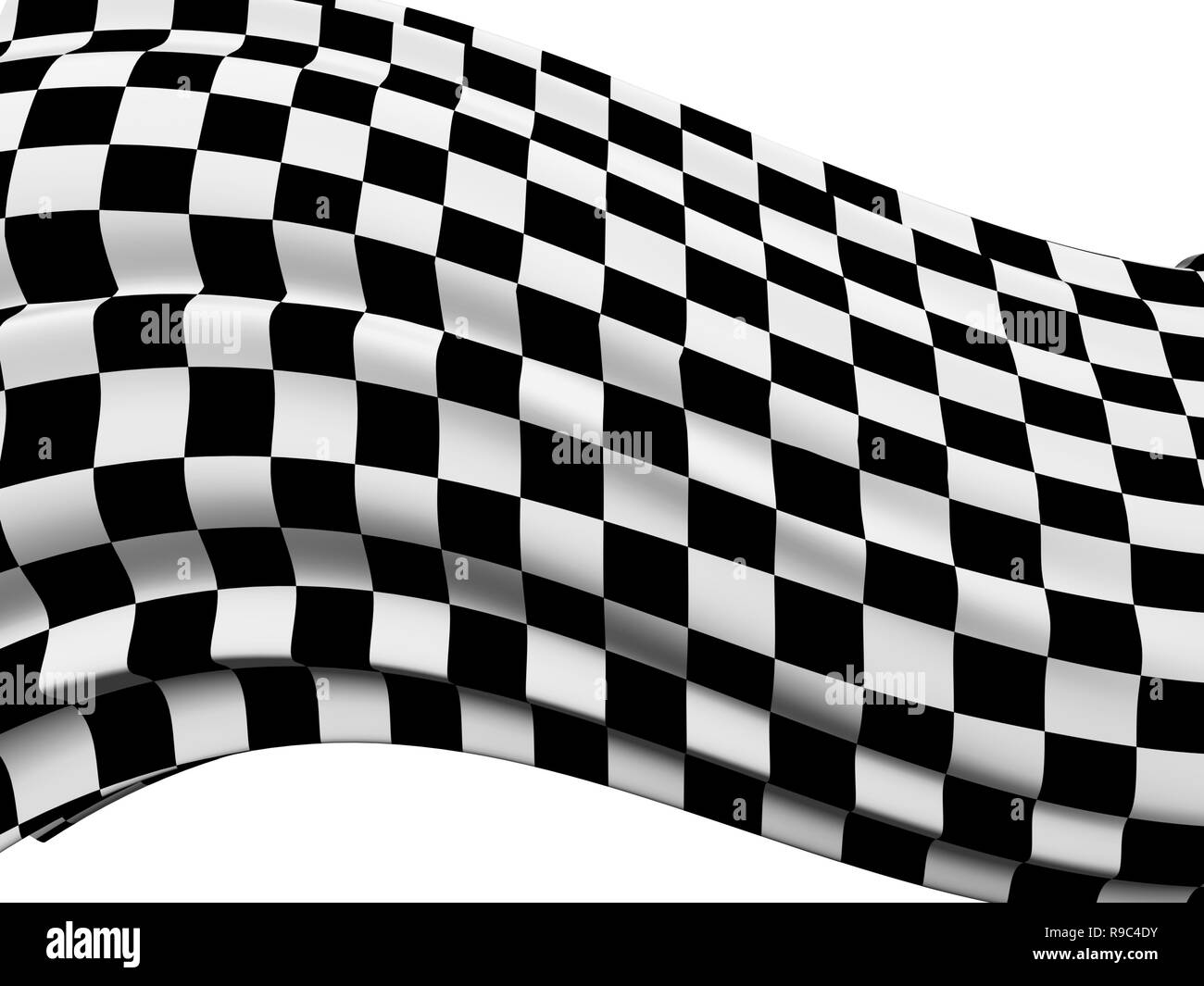 Sports background - abstract checkered flag. Isolated on white ...