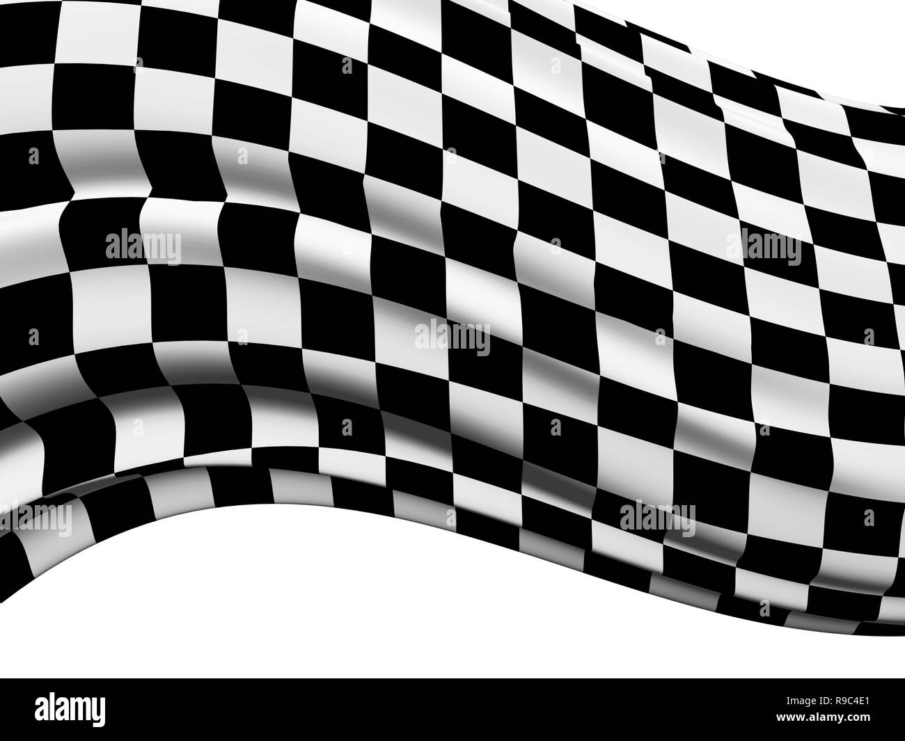 Sports background - abstract checkered flag. Isolated on white ...