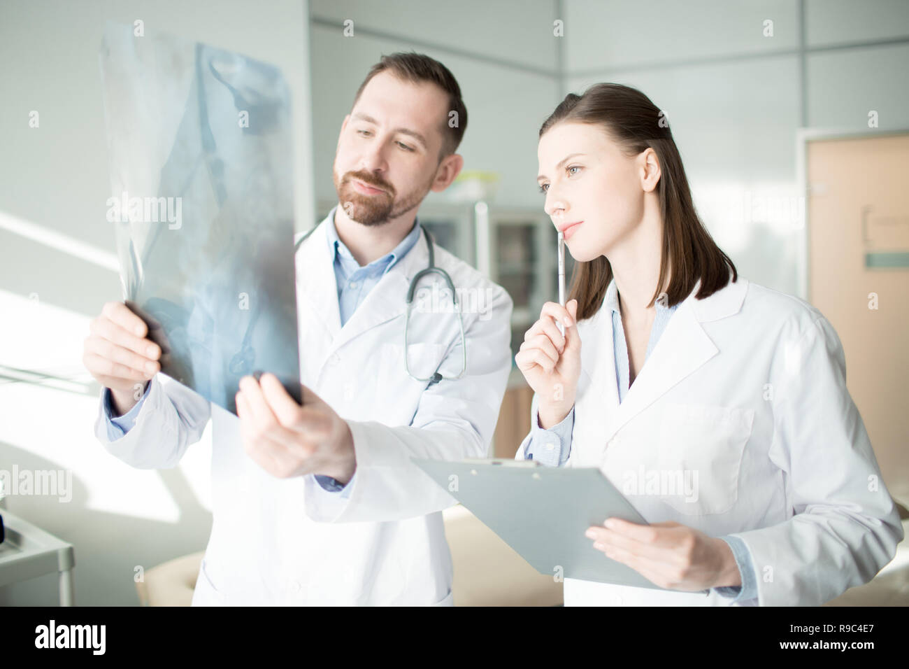 Radiologists at work Stock Photo - Alamy