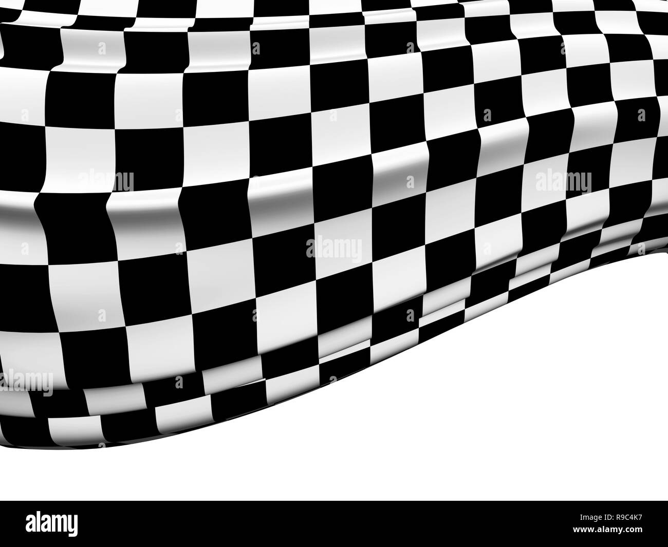 Sports background - abstract checkered flag. Isolated on white ...
