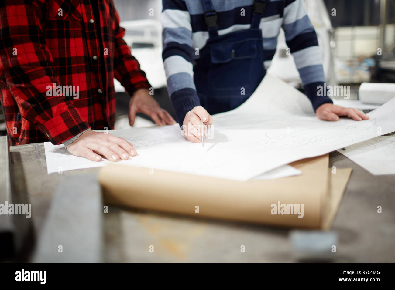 Working over sketch Stock Photo - Alamy