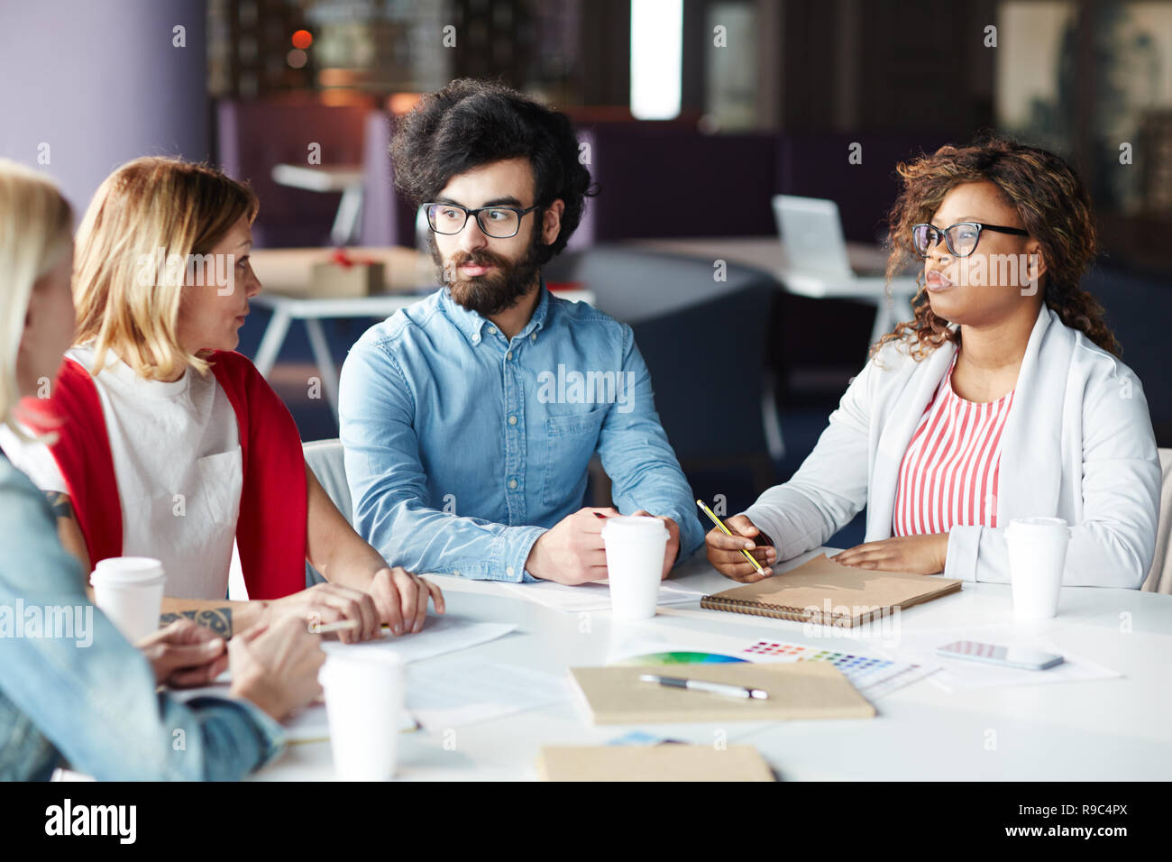 Planning new design project Stock Photo - Alamy