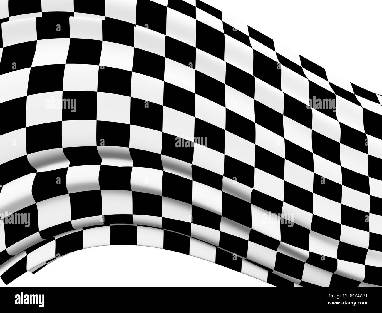Sports background - abstract checkered flag. Isolated on white ...