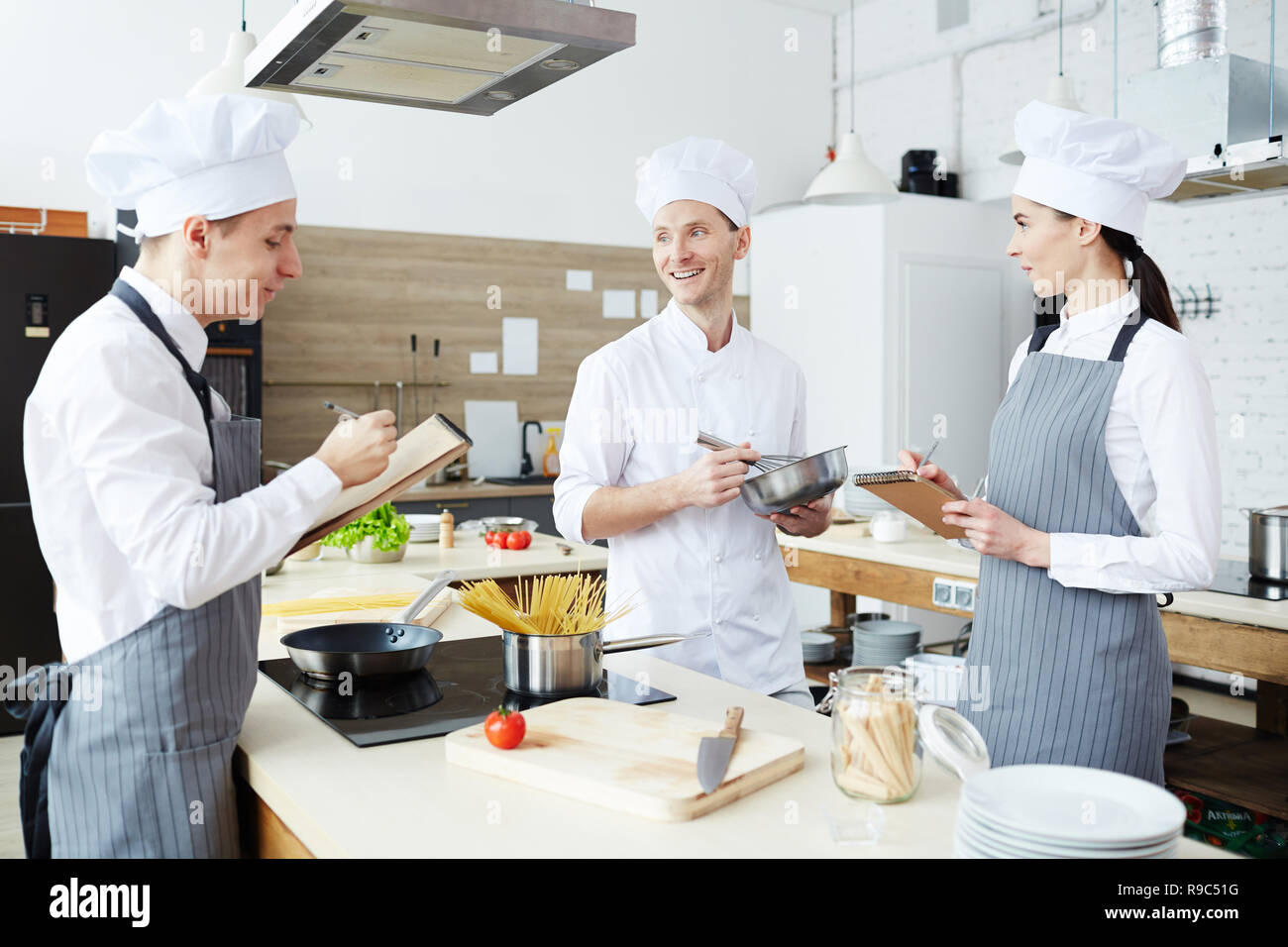 Advice of chef Stock Photo - Alamy
