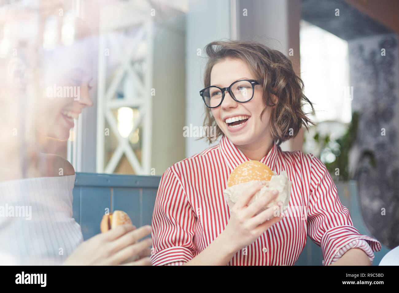 Break for snack Stock Photo - Alamy
