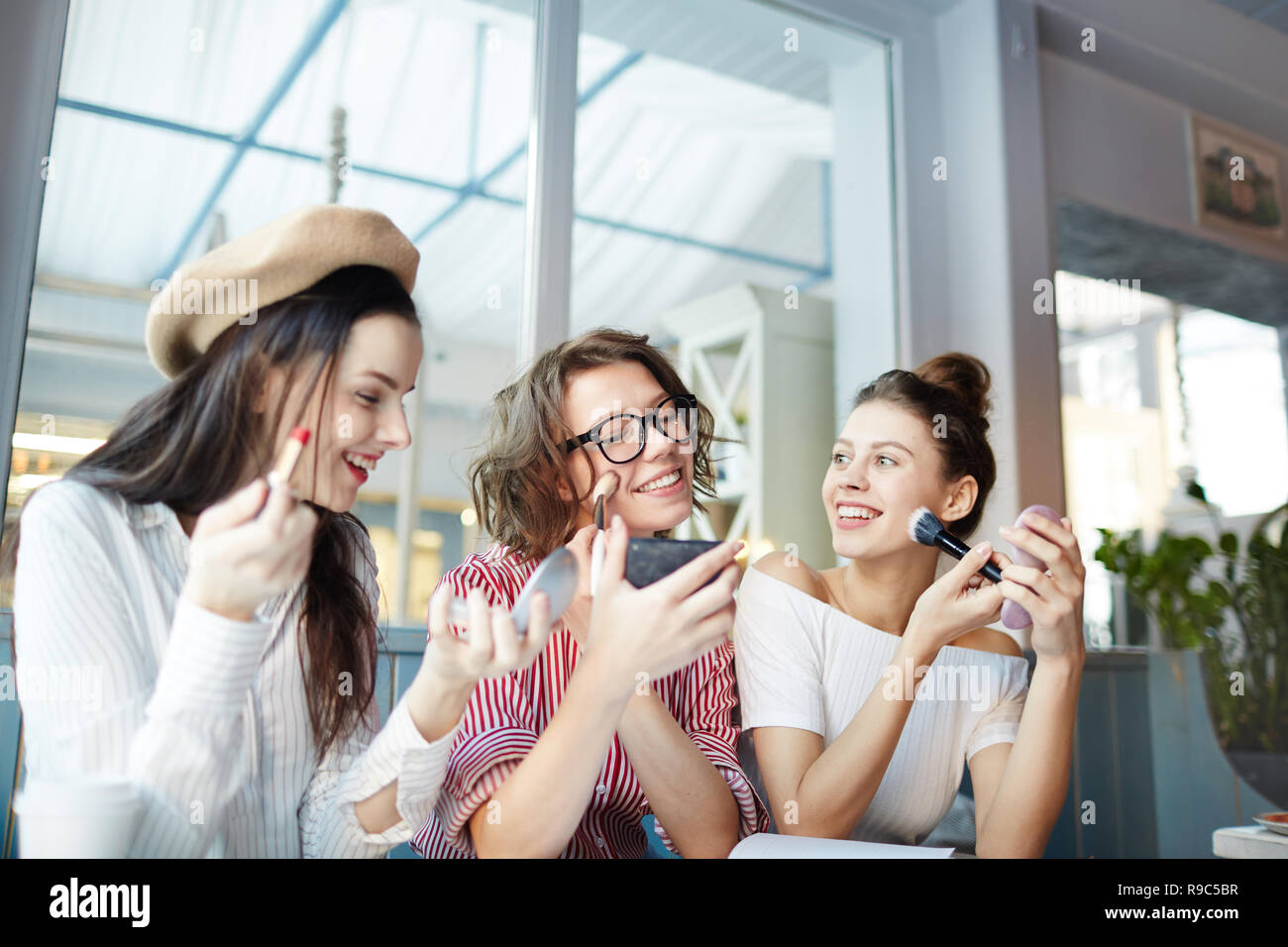 Preparing for party Stock Photo - Alamy