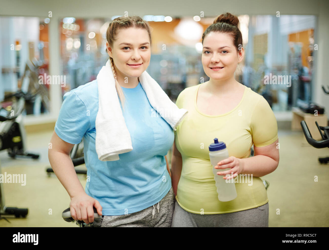 Break after workout Stock Photo - Alamy