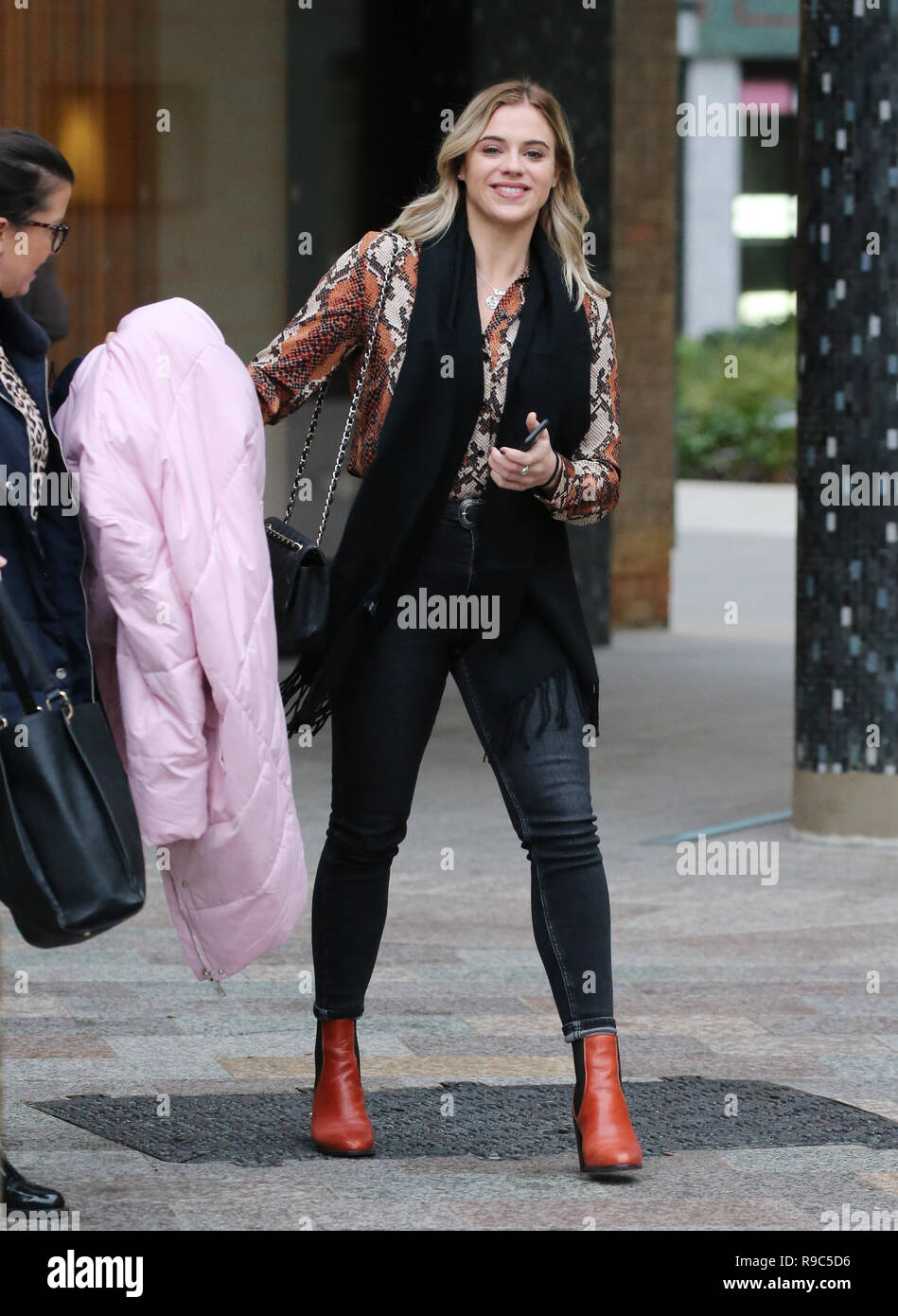 Laura Crane outside ITV Studios Featuring: Laura Crane Where: London ...