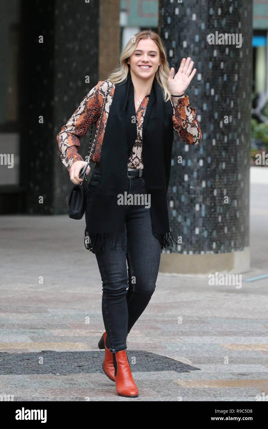 Laura Crane outside ITV Studios Featuring: Laura Crane Where: London ...