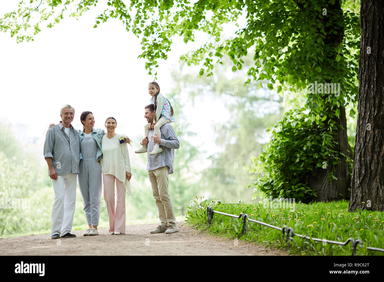 Walk of family Stock Photo - Alamy