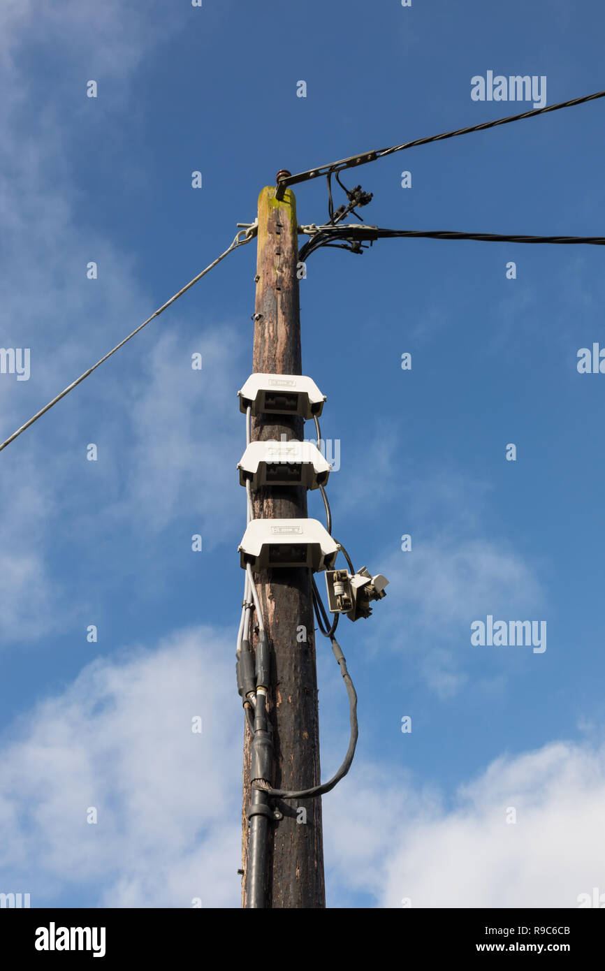 Wooden electrical box hi-res stock photography and images - Alamy