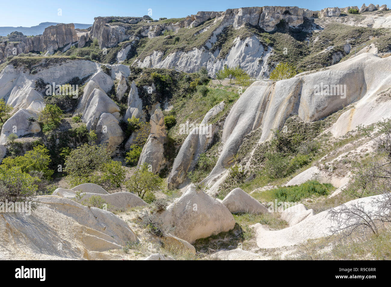 Cappadocia in Turkey with the three beautiful volcanic formation Stock ...