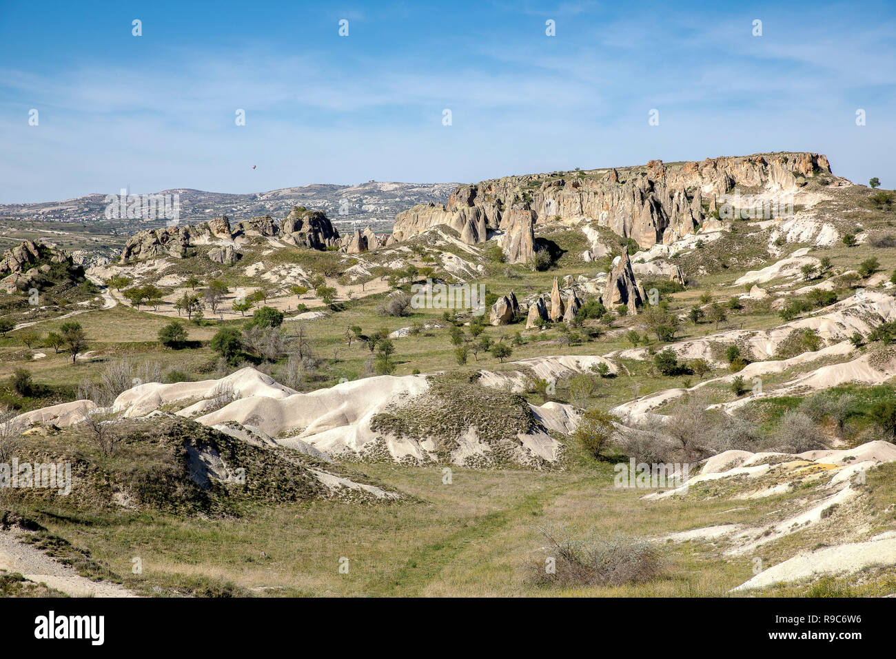 Cappadocia in Turkey with the three beautiful volcanic formation Stock ...