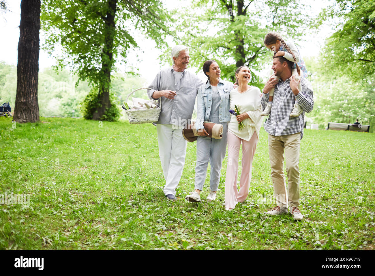 Family having fun Stock Photo - Alamy