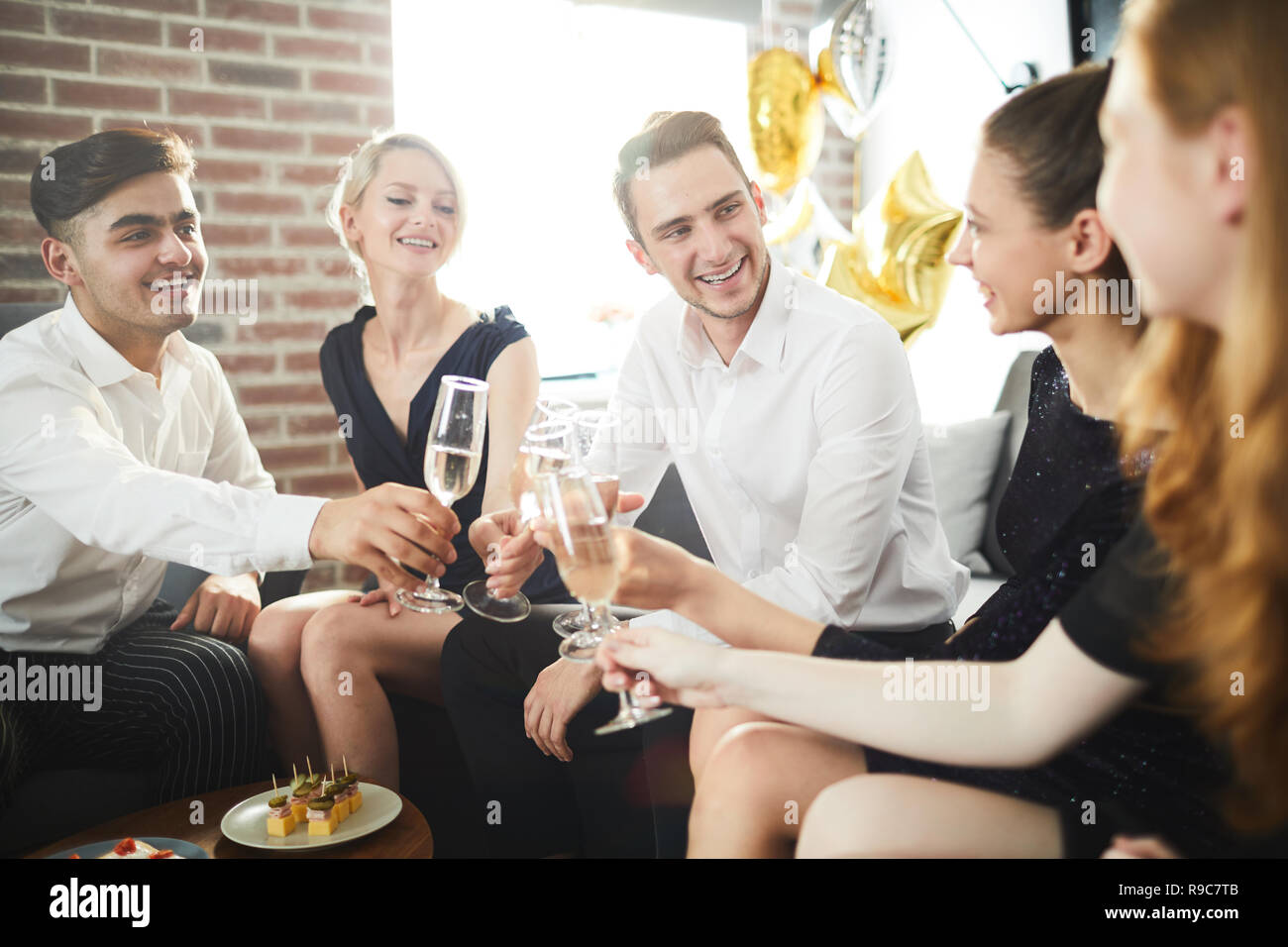 Friends having fun Stock Photo - Alamy