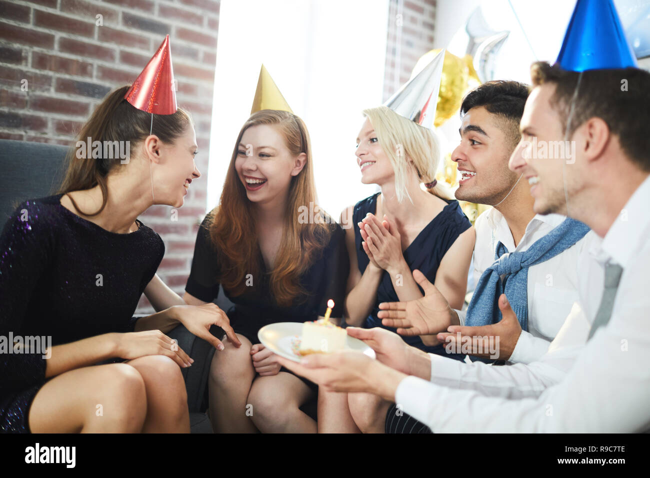 Celebration of birthday Stock Photo - Alamy