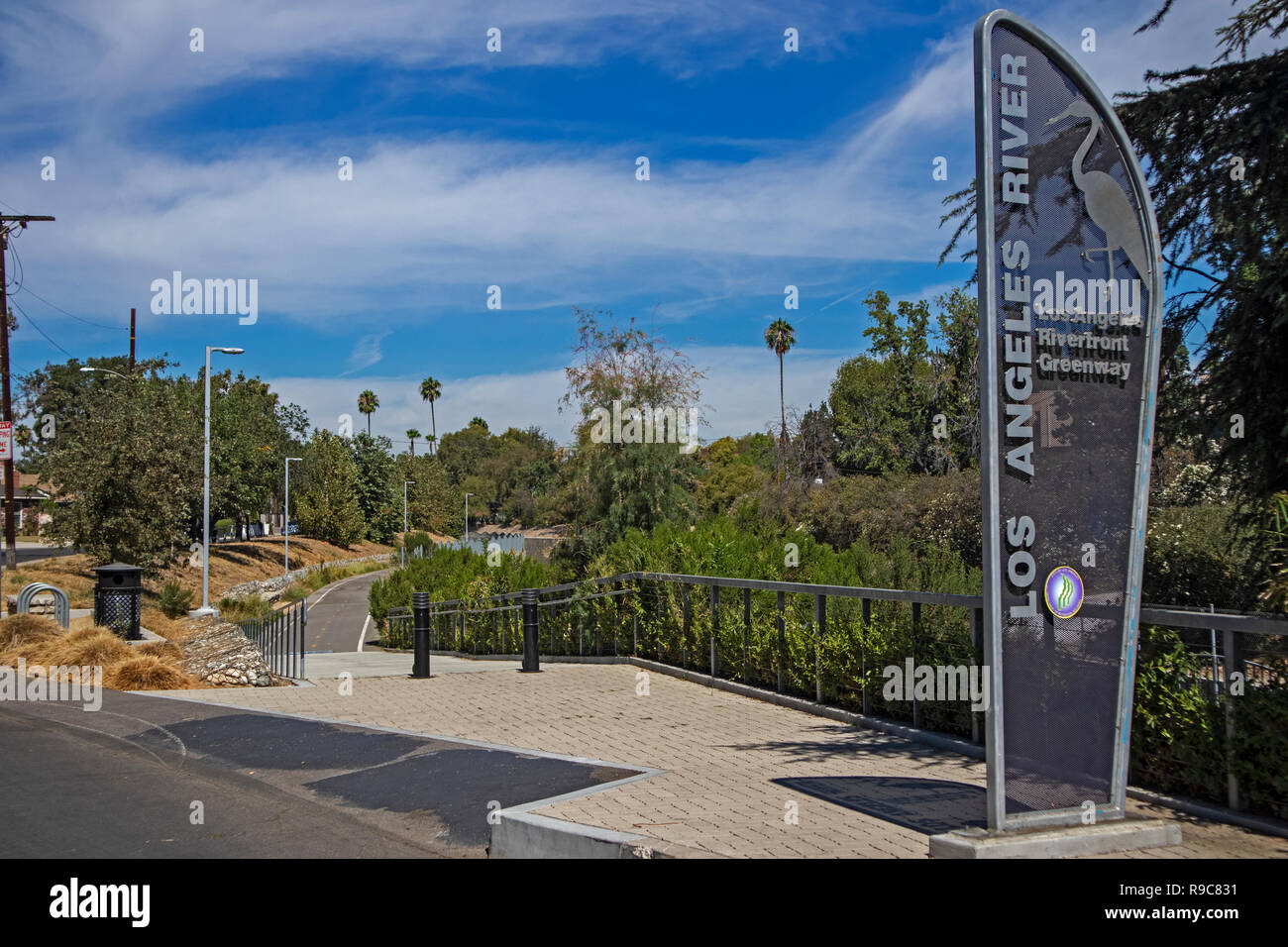 Los angeles riverfront greenway hi-res stock photography and images - Alamy