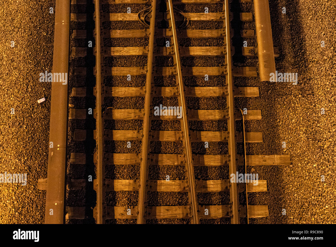 Empty railroad yard hi-res stock photography and images - Alamy
