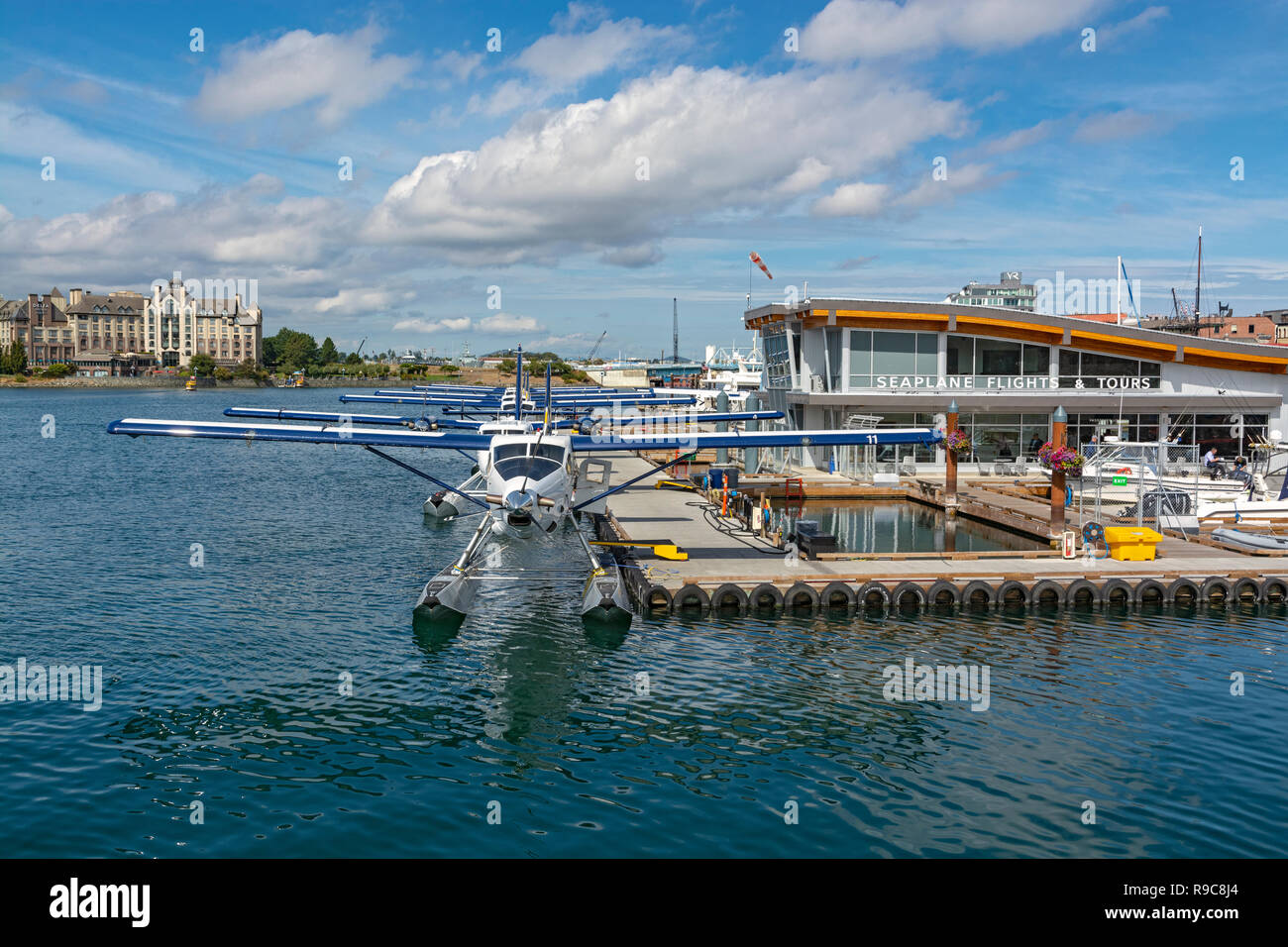 Canada, British Columbia, Victoria Harbour Airport, seaplane terminal ...