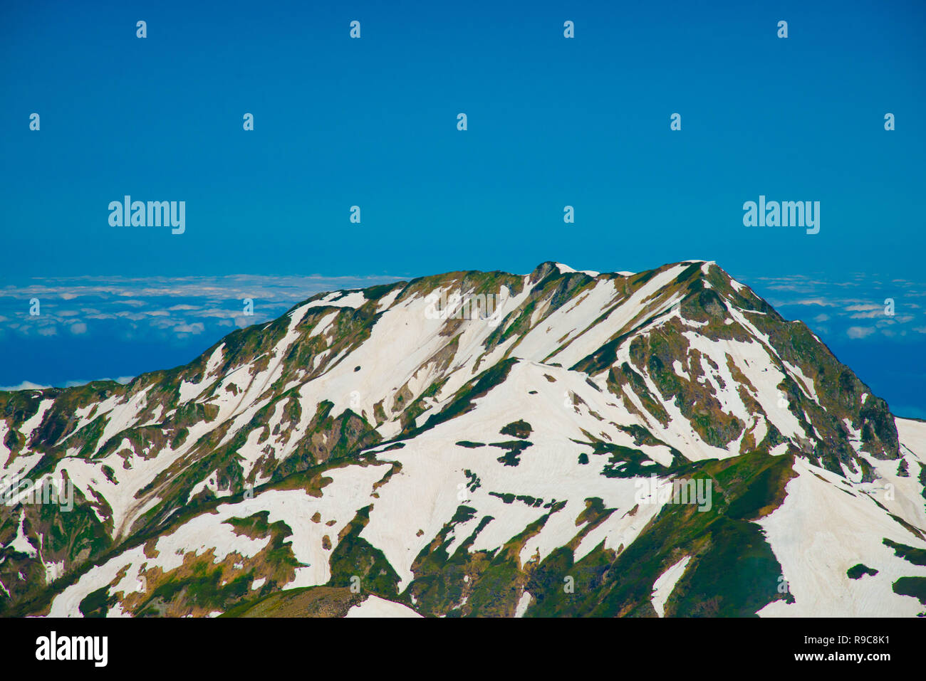 Tateyama mountains in Toyama, Japan. Toyama is one of the important ...