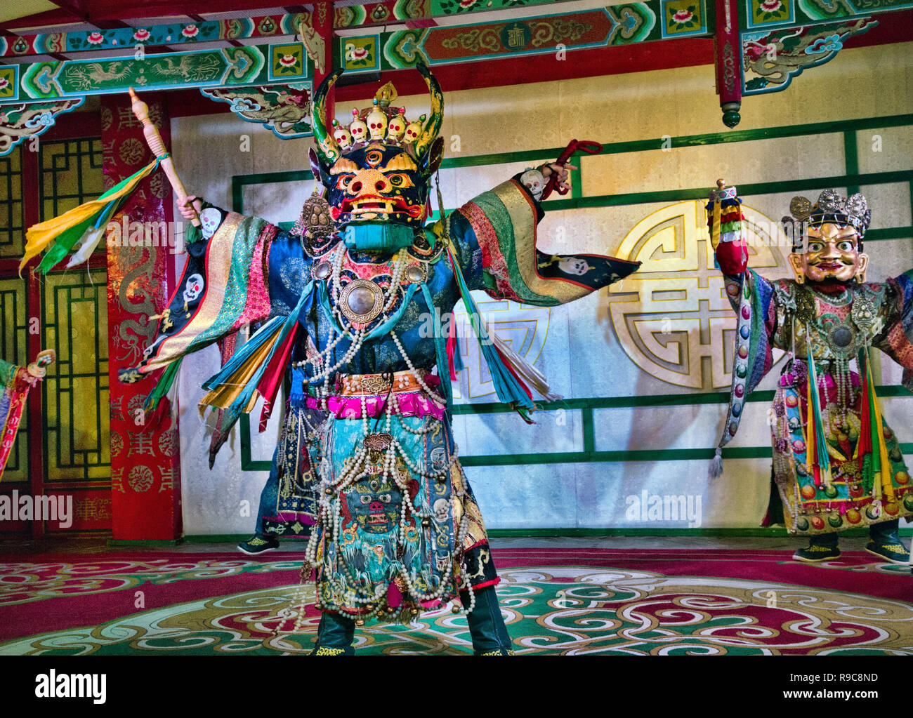 Mongolian mask hi-res stock photography and images - Alamy