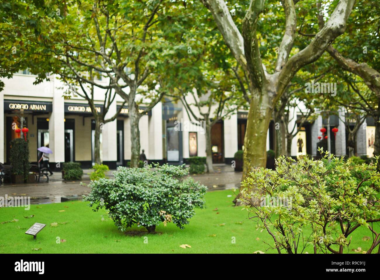 Luxurious brand store front, West Lake branch, Hangzhou, China Stock ...