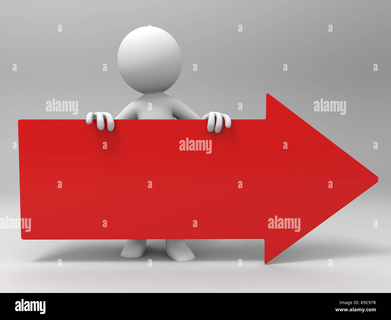 A man was holding a board Stock Photo - Alamy