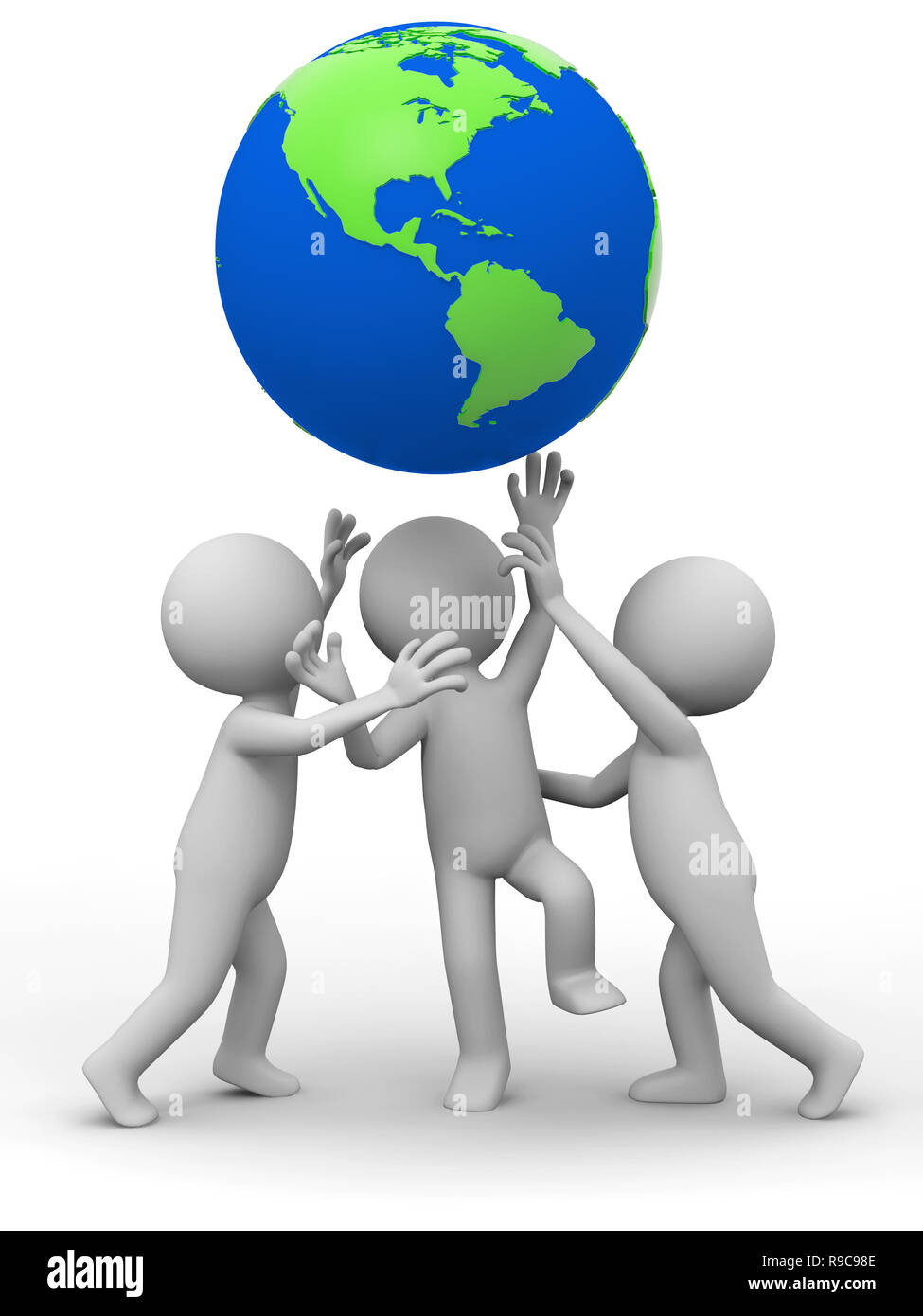 3d small people peace hi-res stock photography and images - Alamy