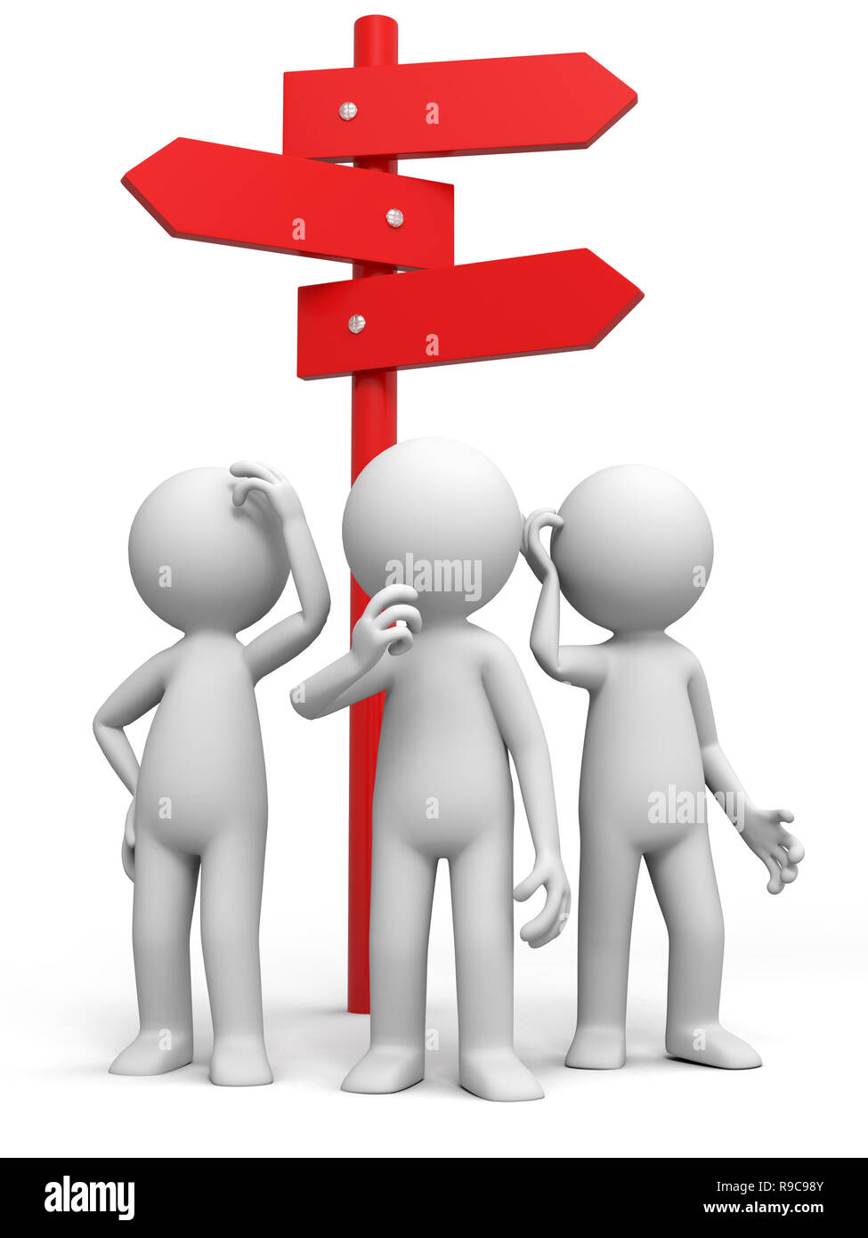 One way road sign Cut Out Stock Images & Pictures - Alamy