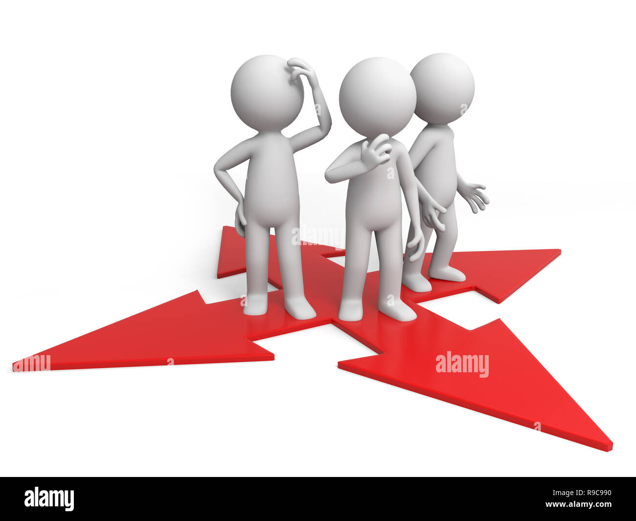 Three message sign Cut Out Stock Images & Pictures - Alamy