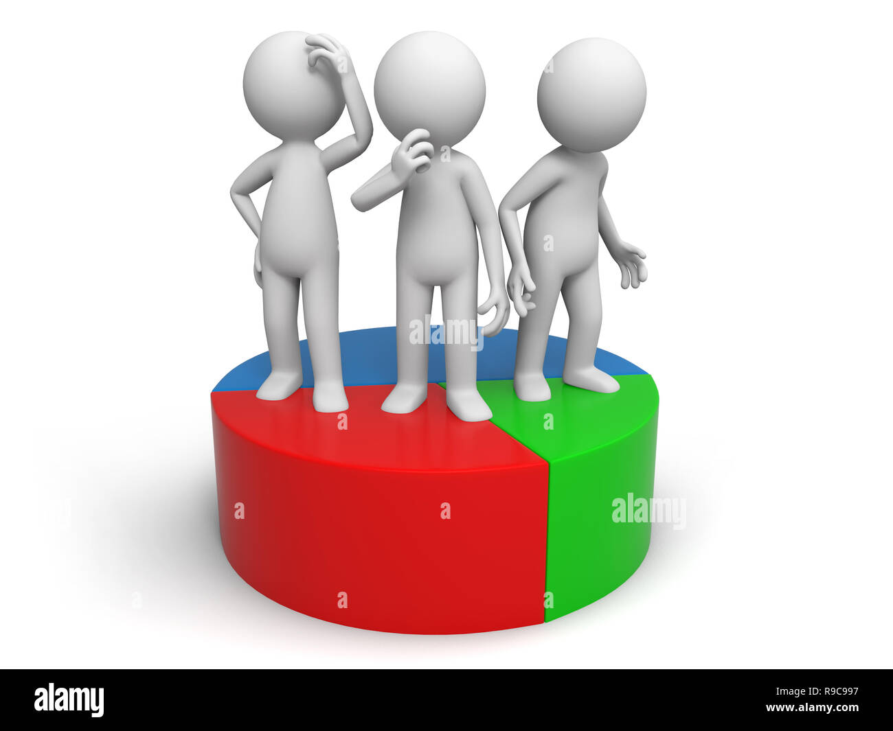 Thinking man in cartoon Cut Out Stock Images & Pictures - Alamy