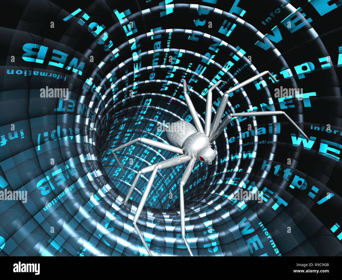 Digital 3d Spider High Resolution Stock Photography and Images - Alamy