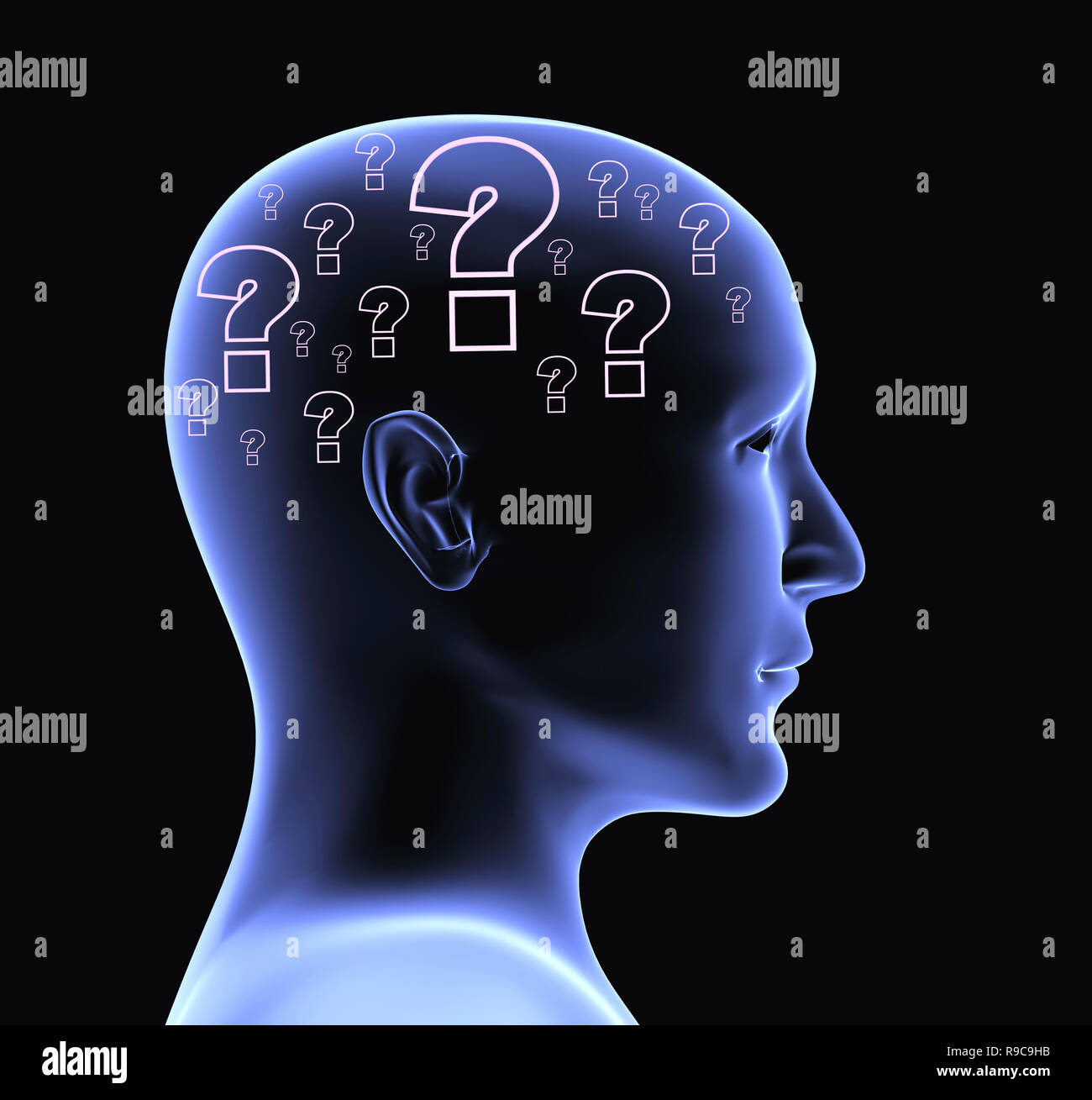 Conceptual image - thought process. 3d Stock Photo - Alamy